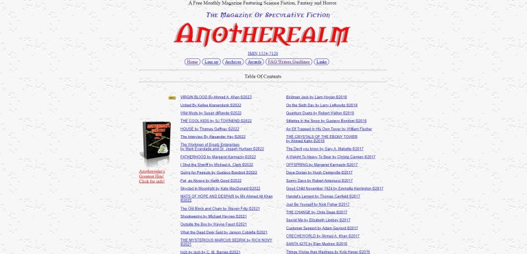 Horror Magazines - Literary Magazines