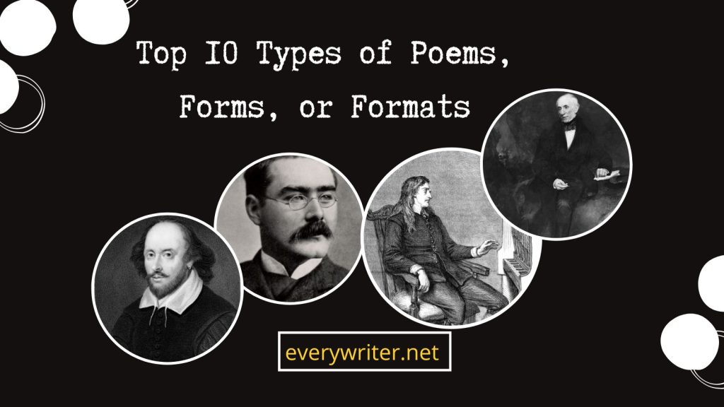 Top 10 Types of Poems, Forms or Formats - EveryWriter