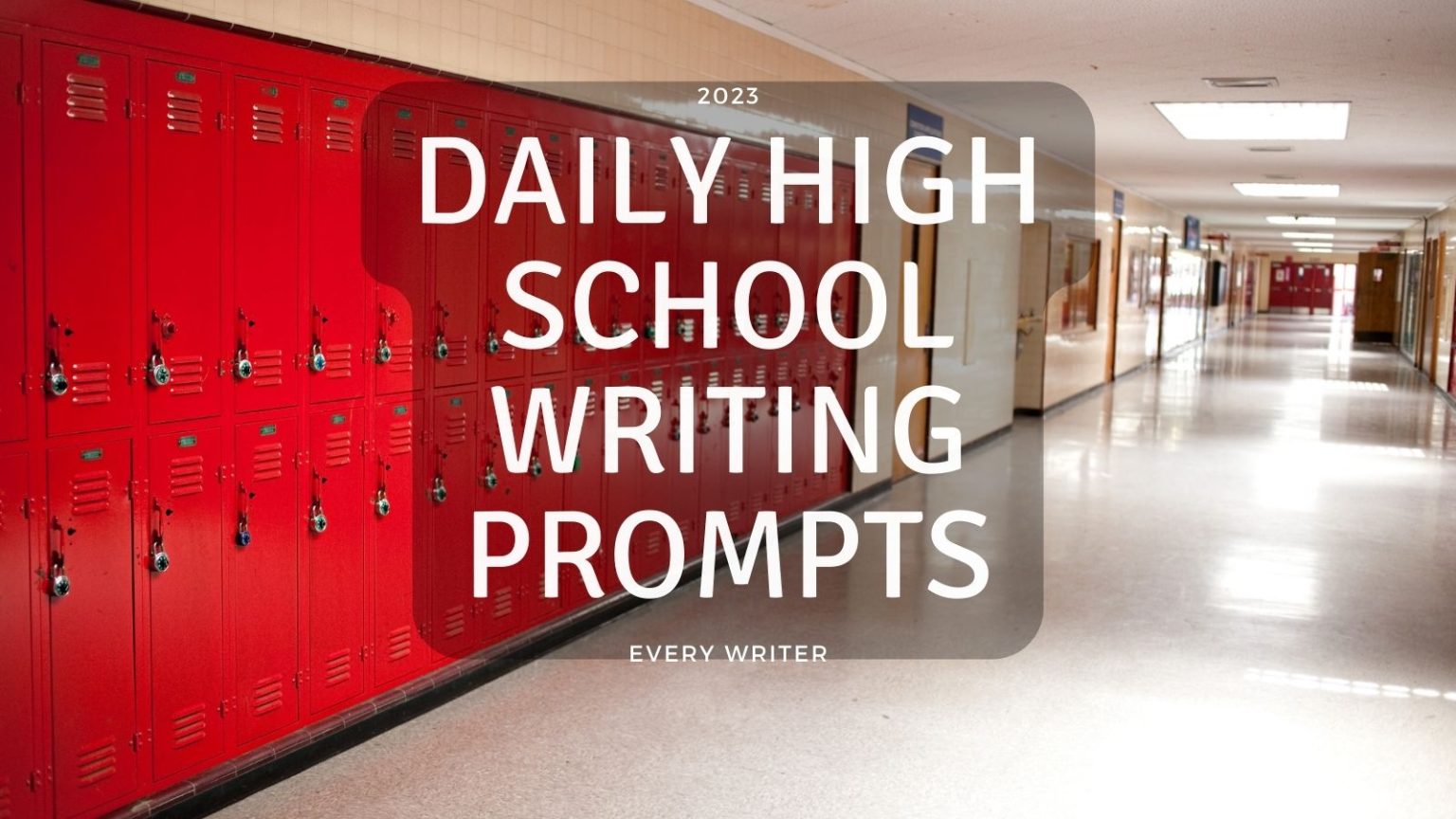 Daily Writing Prompts - EveryWriter