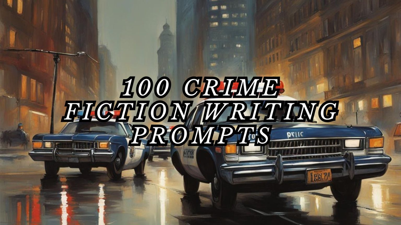 100 crime fiction writing prompts - EveryWriter