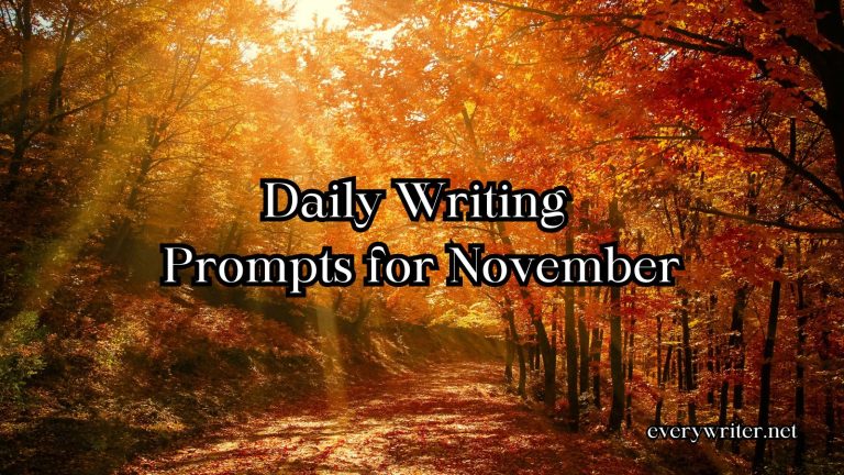 Daily Writing Prompts - EveryWriter