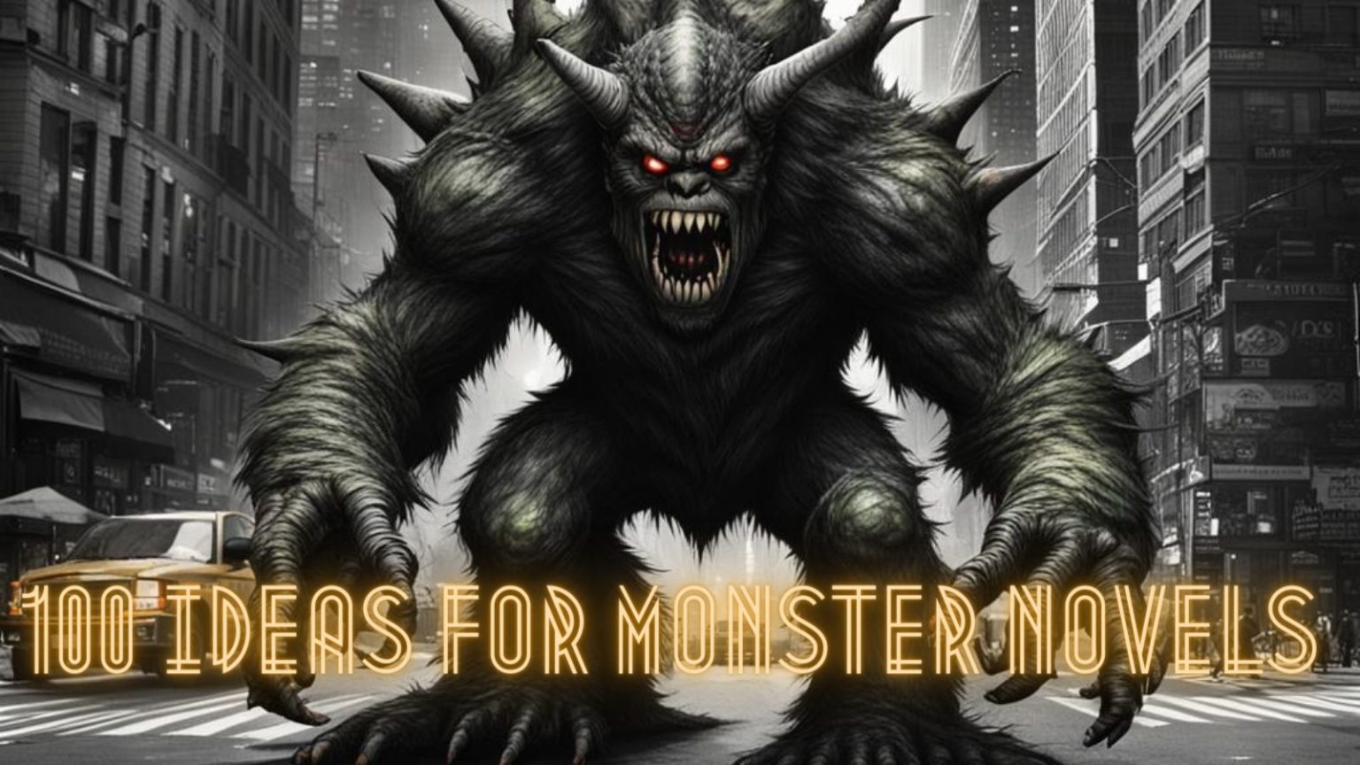 100 ideas for monster novels - EveryWriter