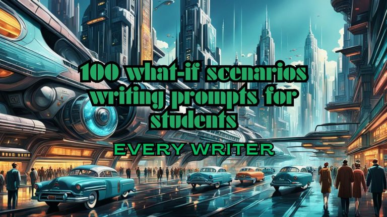 100 what-if scenarios writing prompts for students - EveryWriter