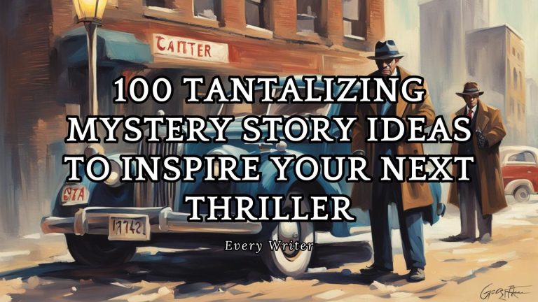 100 Tantalizing Mystery Story Ideas to Inspire Your Next Thriller ...