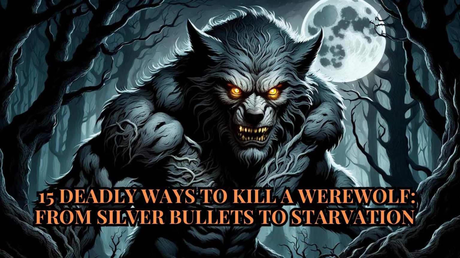 15 Deadly Ways to Kill a Werewolf: From Silver Bullets to Starvation ...